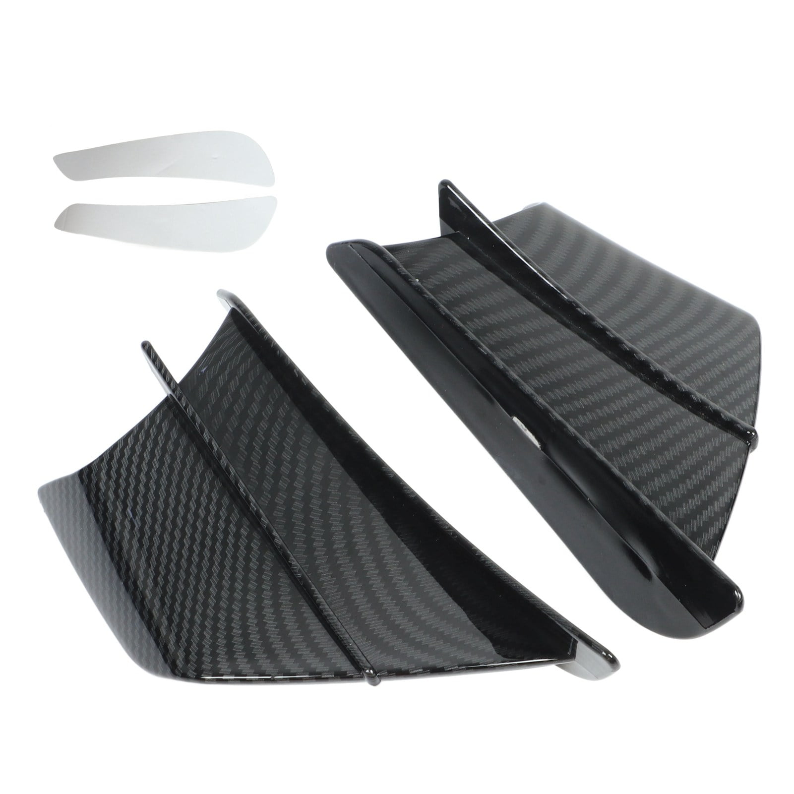 1 Pair Motorcycle Aerodynamic Wing Carbon Fibre Style Side Fairings ...