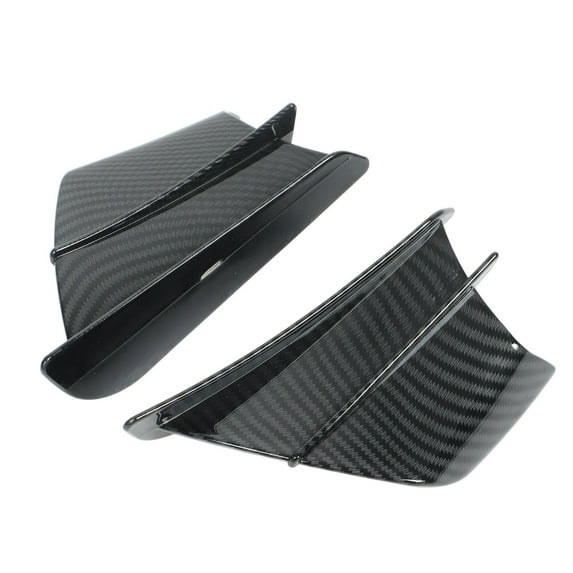 1 Pair Motorcycle Aerodynamic Wing Carbon Fibre Style Side Fairings ...