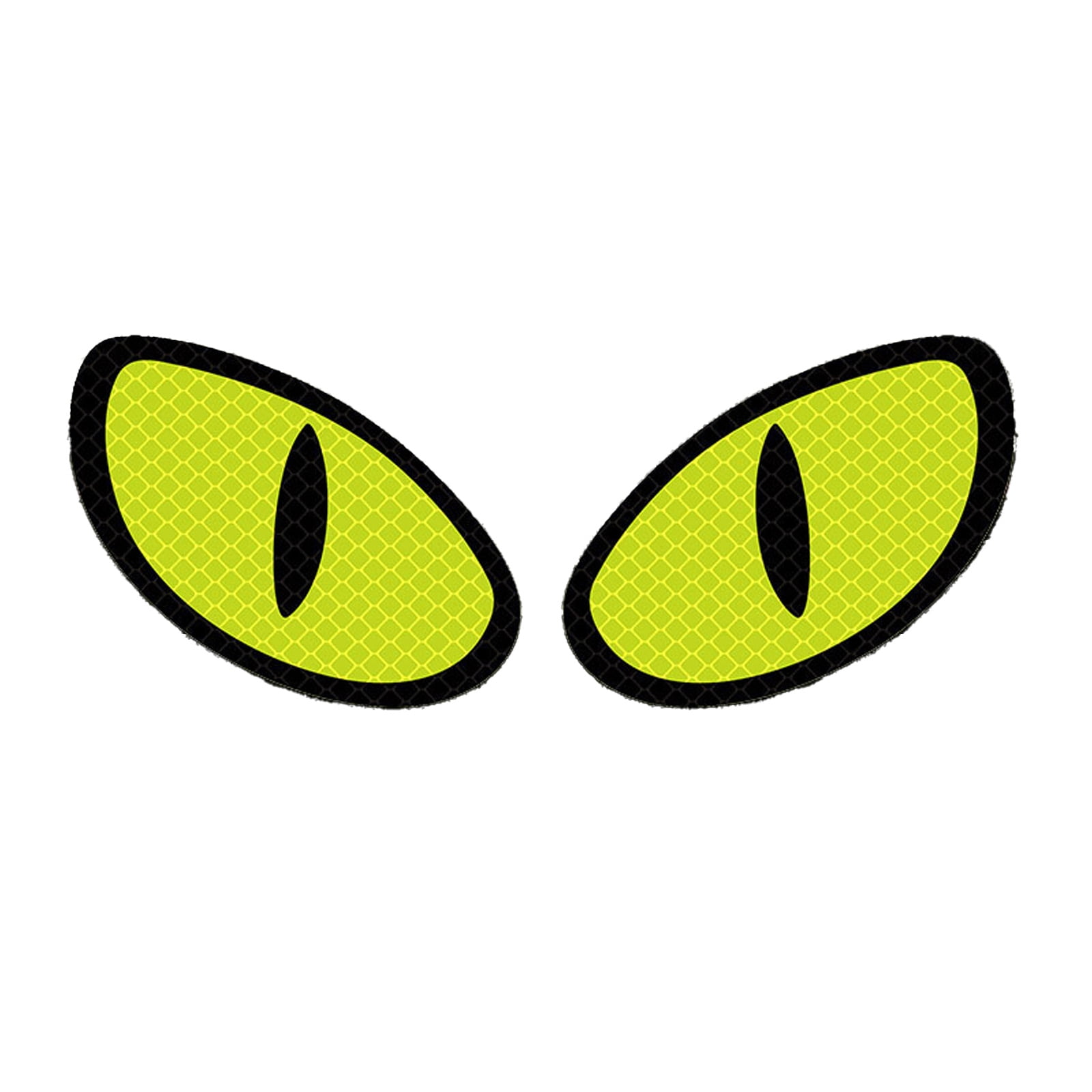 1 Pair Motorcycle Car Devil Eye Reflector Stickers Front Rear Adhesive ...