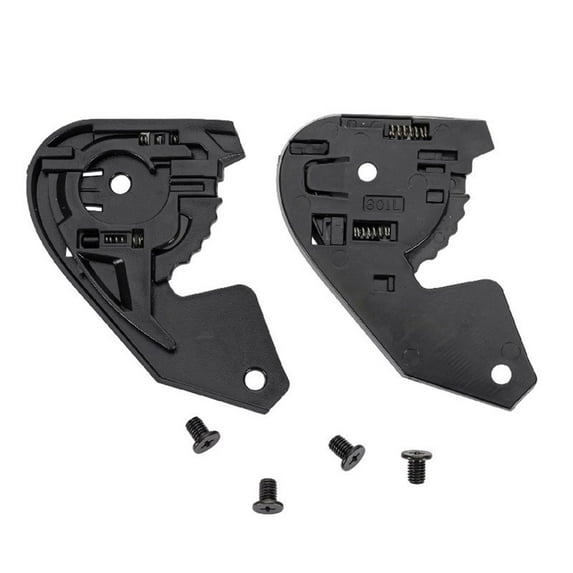 1 Pair Motorcycle Helmets Visors Gear Base Plate with Screw Face Shield ...