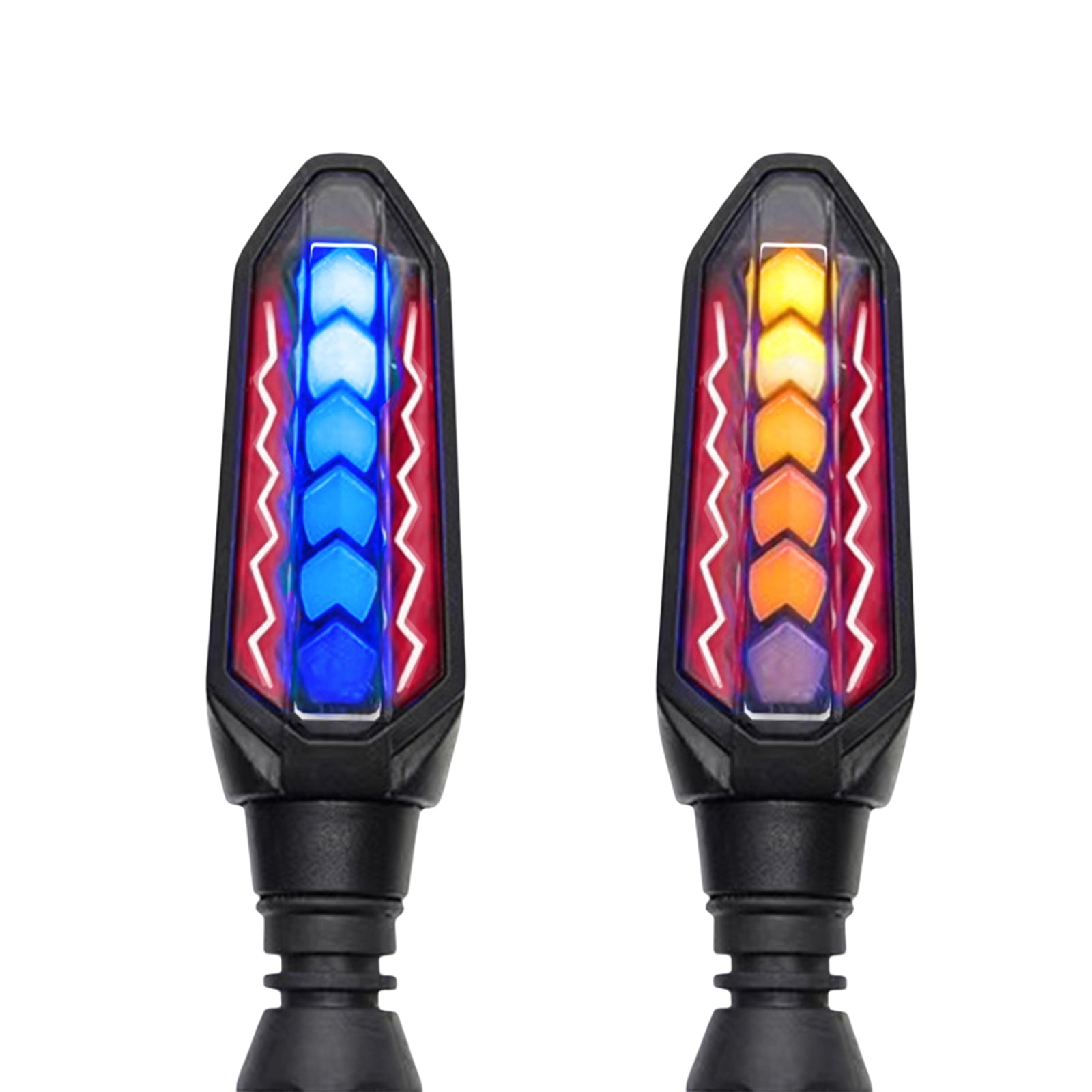 1 Pair Motorcycle LED Turn Signals 12V Turning Indicators Blinkers ...
