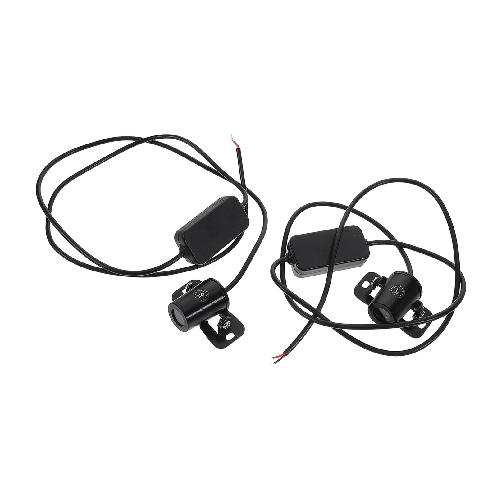 1 Pair Motorcycle Wing Projection Lamp Aluminum Alloy Angel Wing Light ...