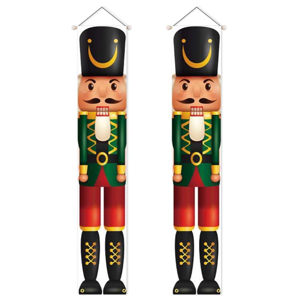 1 Pair Nutcracker Christmas Decorations, Outdoor Christmas Porch ...