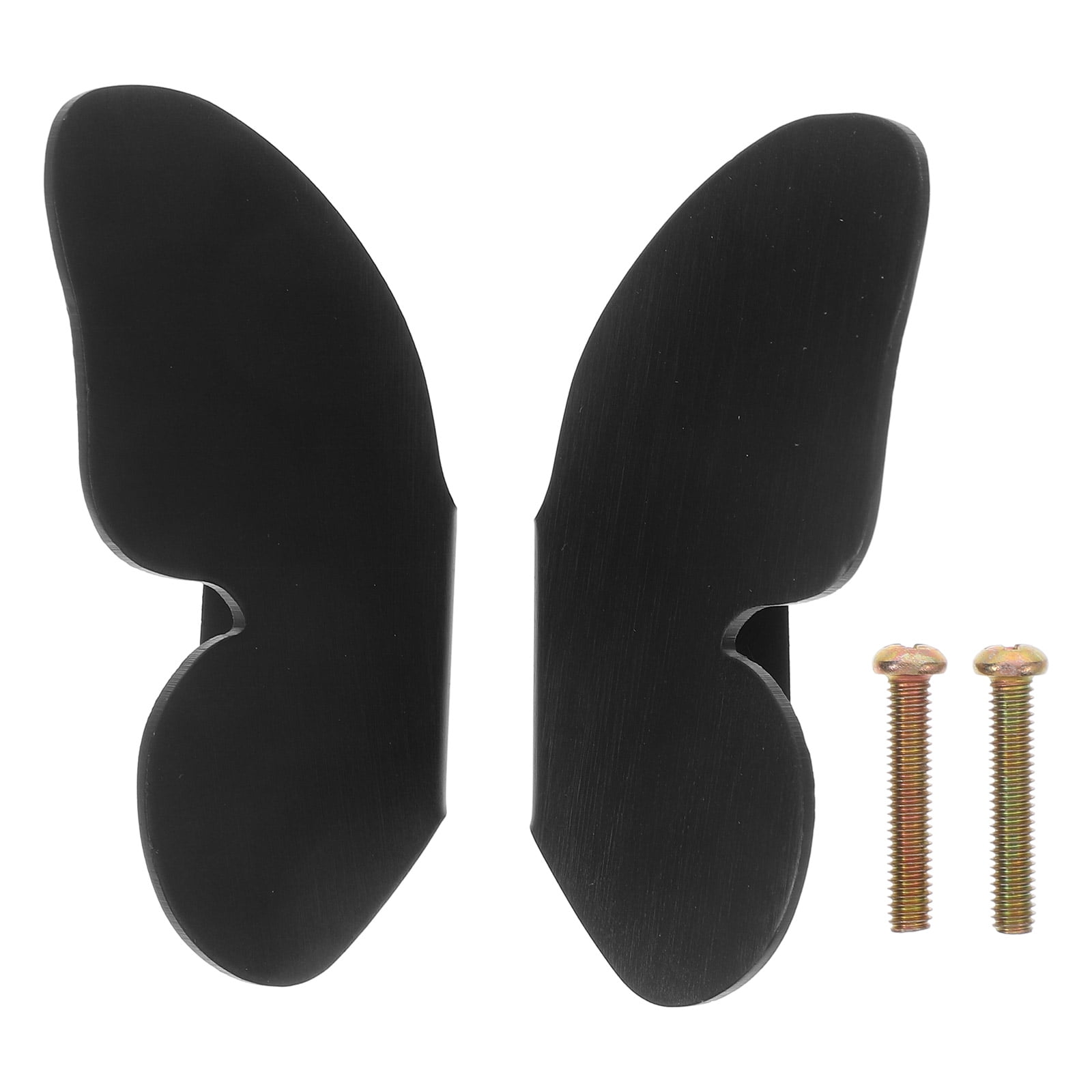 1 Pair Copper Butterfly Drawer Knobs Black Cabinet Pull Handles for ...