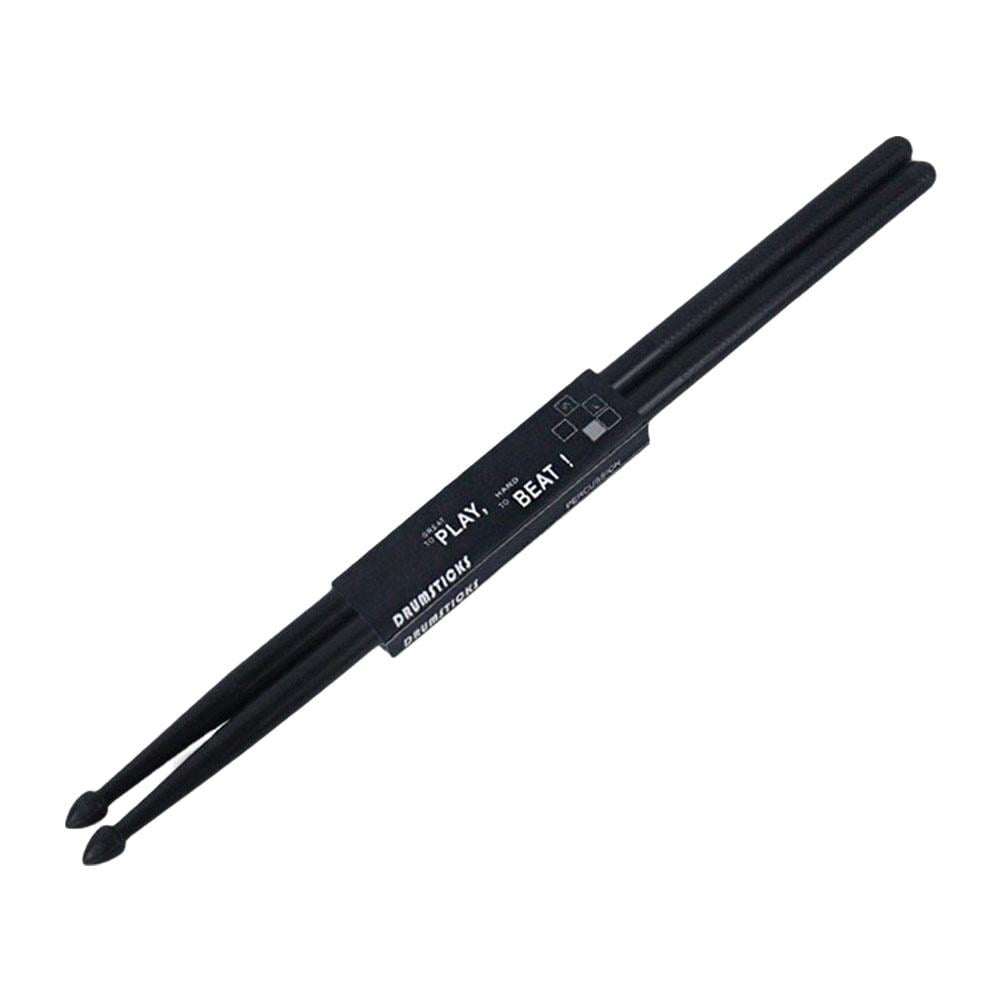 1 Pair Of Nylon Drum Sticks Black Plastic Drum Rack Drum Sticks 5a 7a ...