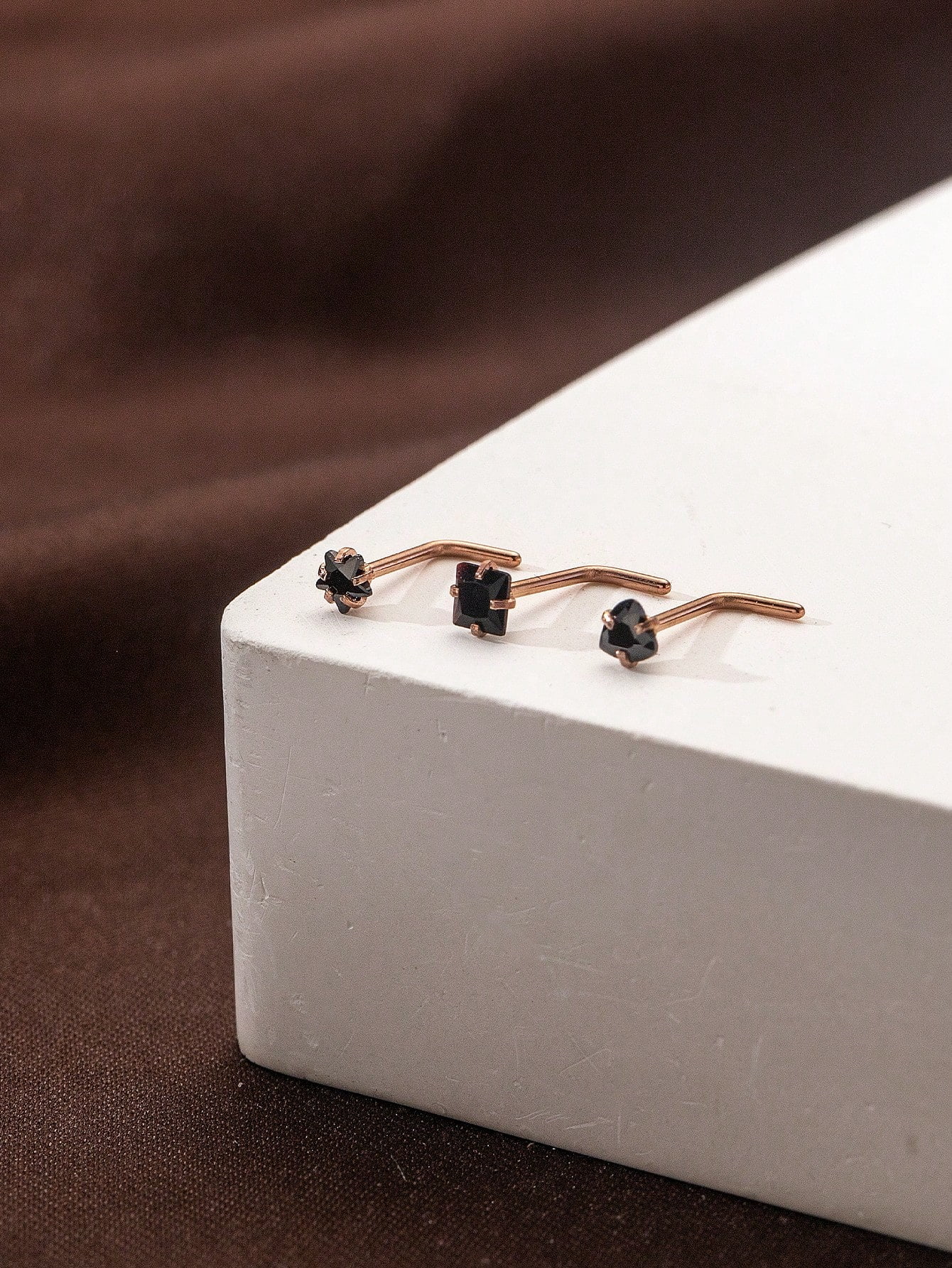 1 Pair Of Stylish, Minimalist And Personalized Pentagram, Heart-Shaped ...