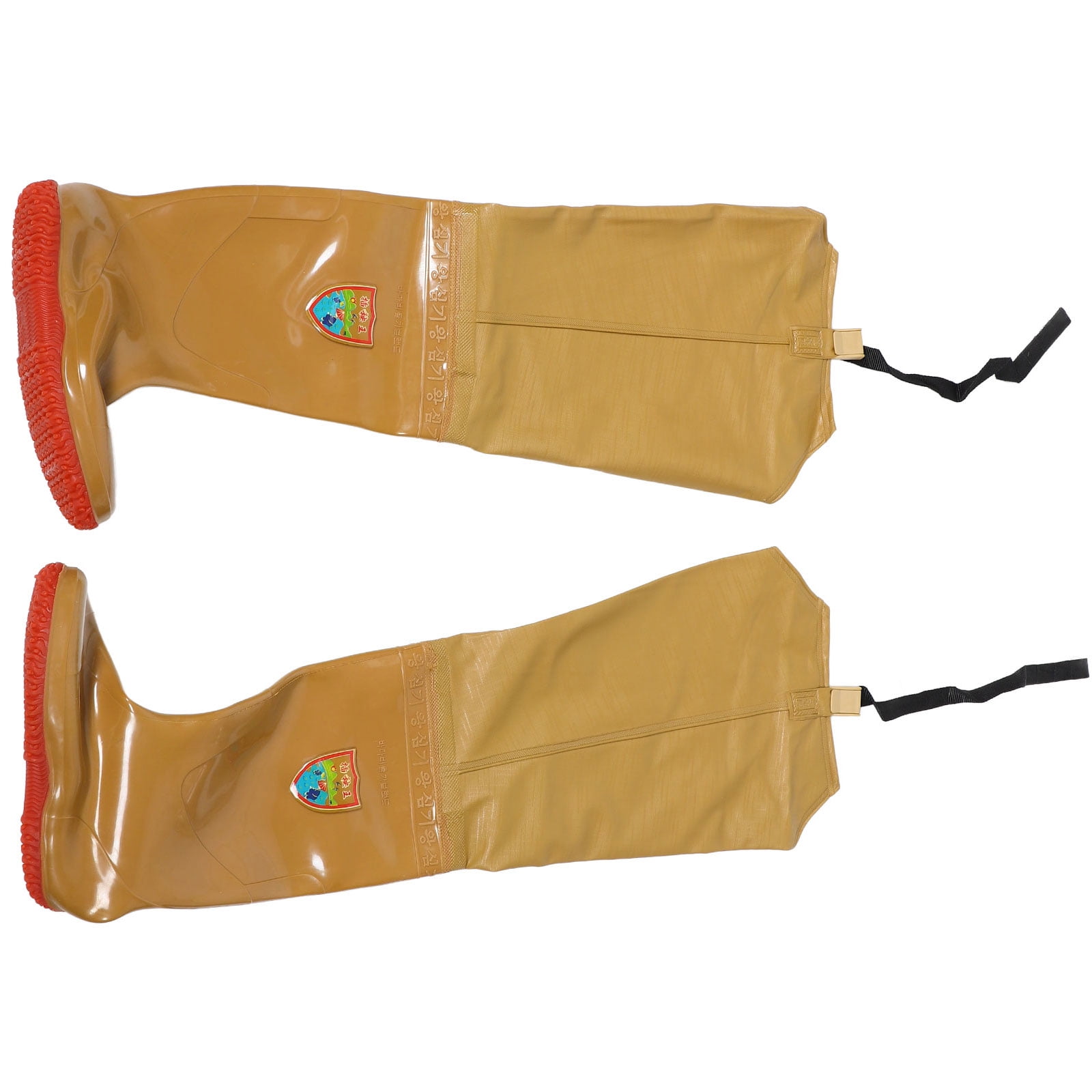 1 Pair Of Waterproof PVC Fishing Waders Non-Slip High Rain Boots ...