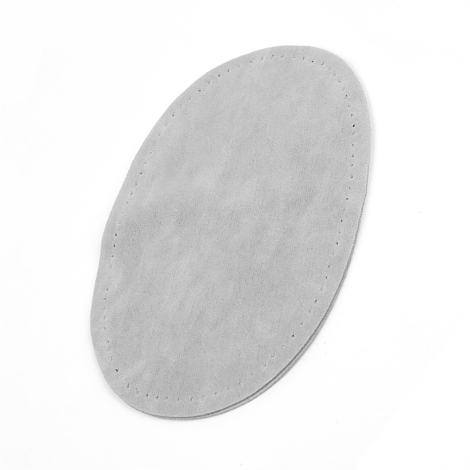 1 Pair Oval Shape Sew On Fabric Patches PU Leather Patches Elbow Knee ...