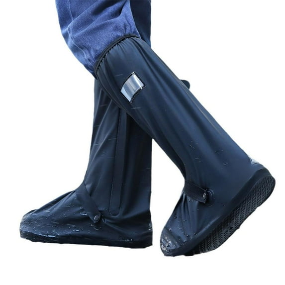 1 Pair PVC Waterproof Shoe Covers, Reusable Anti-Slip Rubber Rain ...