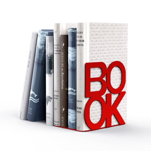 1 Pair Pack Book Ends,BookEnds Supports for Bookrack Desk,Bookend are ...