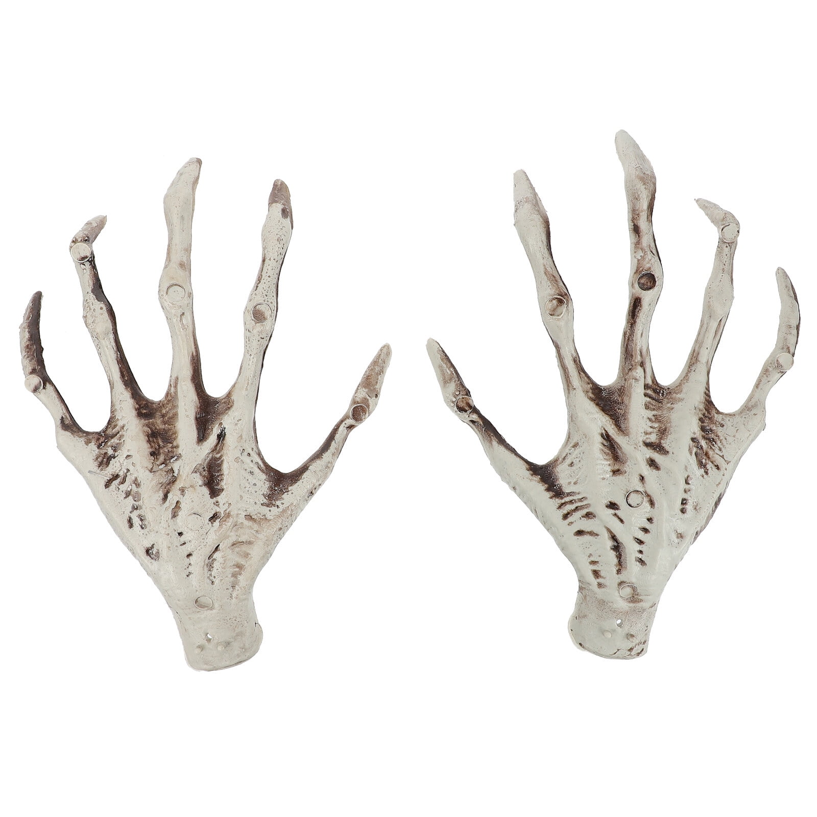 1 Pair Party Prop Skeleton Hands Scary Adornment Haunted House Prank ...