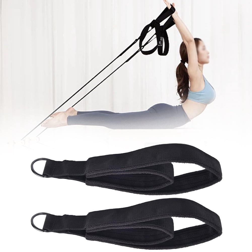 1 Pair Pilates Double Loop Straps for Reformer Feet Fitness D-Ring ...
