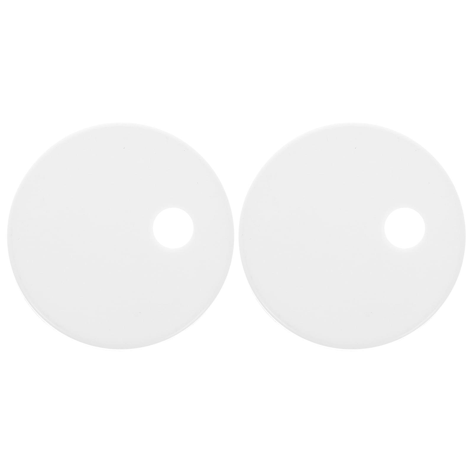 1 Pair Plastic Toilet Lid Bolt Covers 45mm Round Caps Easy Installation ...