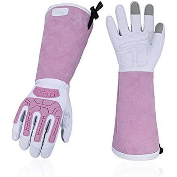 1-Pair Premium Geniune Goat Leather Extra-long Cuff Thornproof, Anti ...