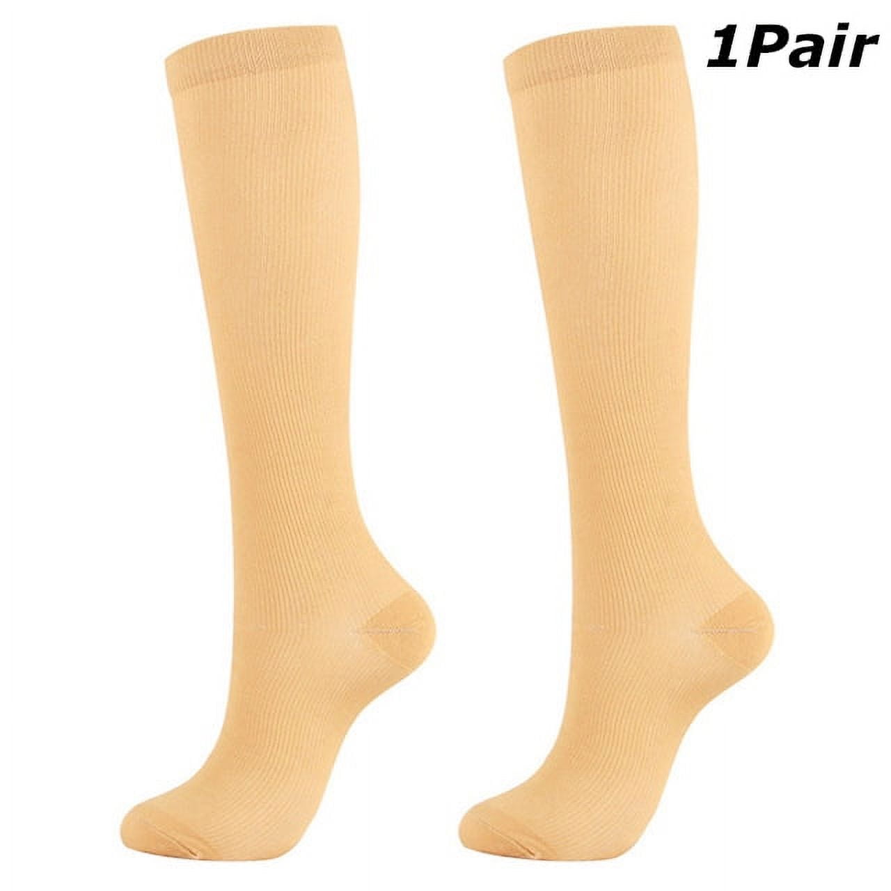 1 Pair Pressure Compression Socks Leg Support Stretch Compression Socks ...