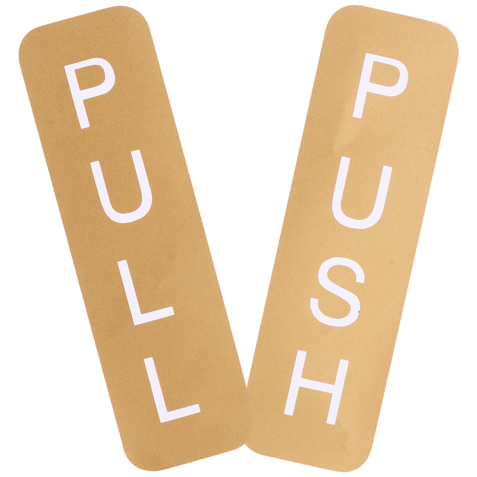 1 Pair Pull Push Decal Sticky Pull Push Sticker Door Decal Pull Push Sticker Decal - Walmart.com