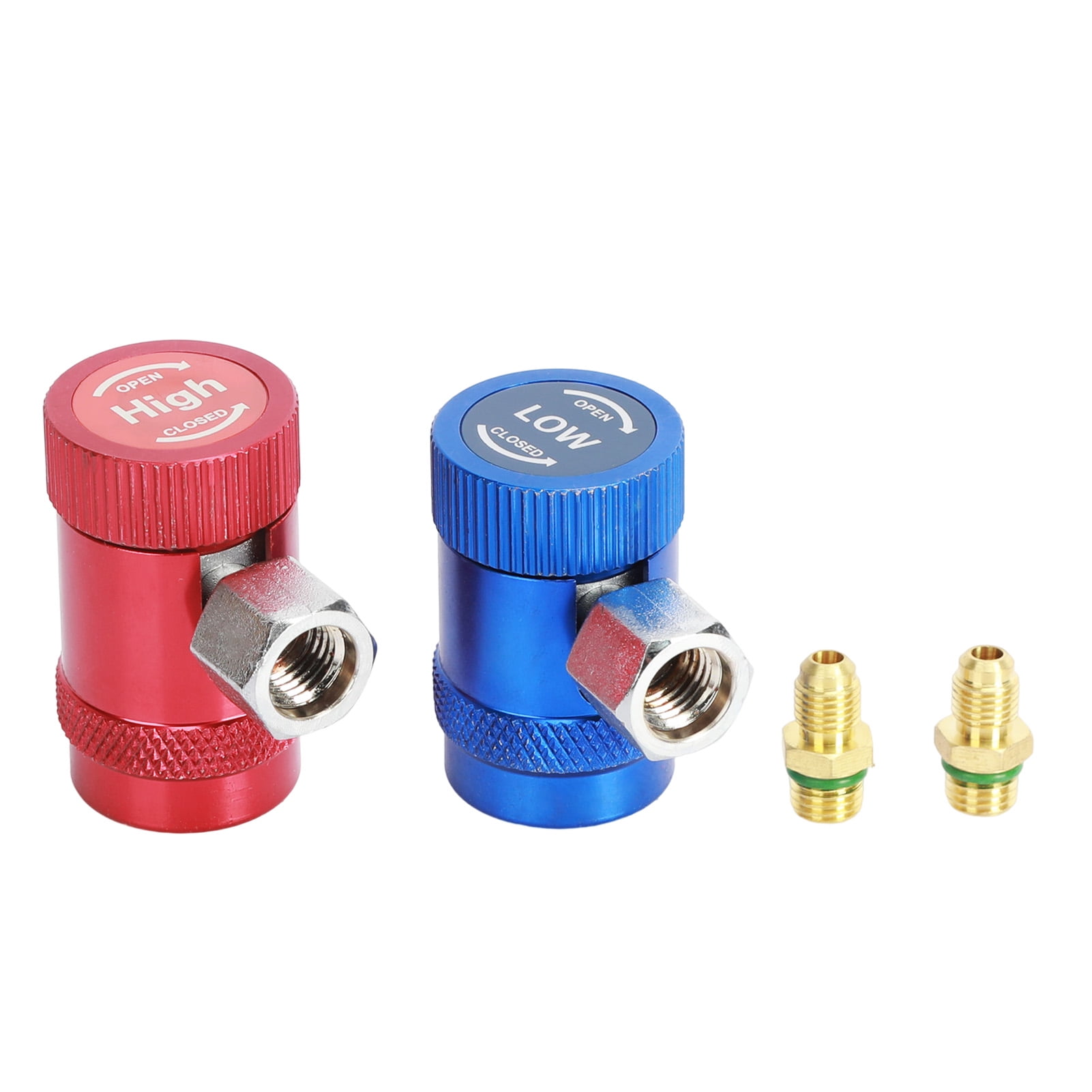 1 Pair R1234YF Easy Recognition High Hardness Refrigerant Meter Adapter ...