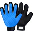 (1 Pair) Remover Gloves - Blue, Gloves for Dogs, Cats & Horses, Gentle ...
