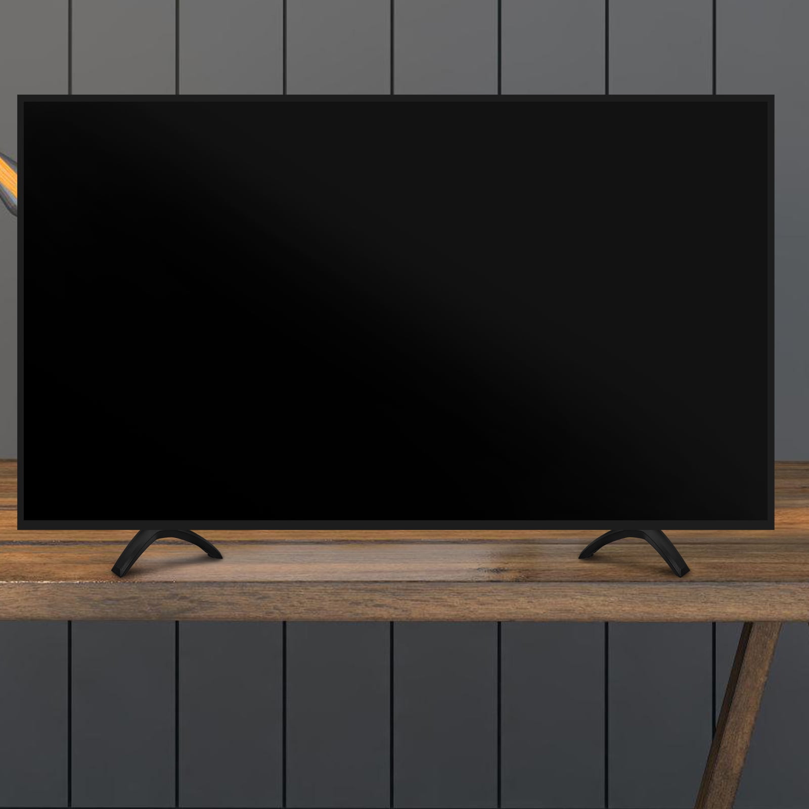 1 Pair Replacement TV Stand Legs Universal Double Hole Plastic Feet for ...