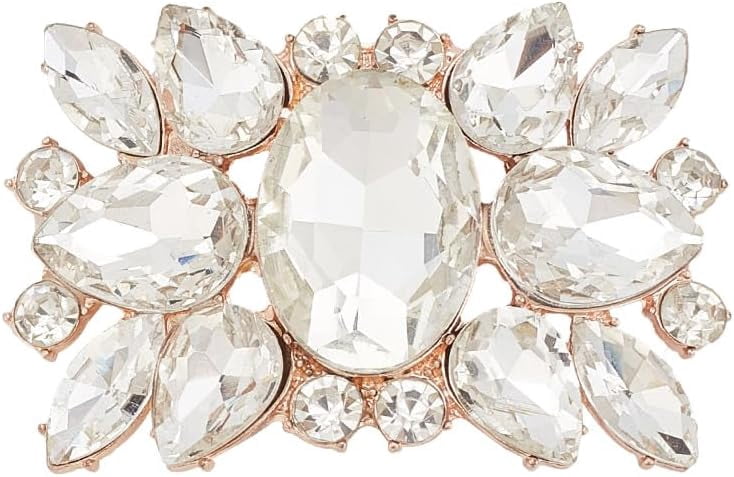 1 Pair Rhinestone Crystal Shoe Clips Wedding Party Prom Shoe Clips ...