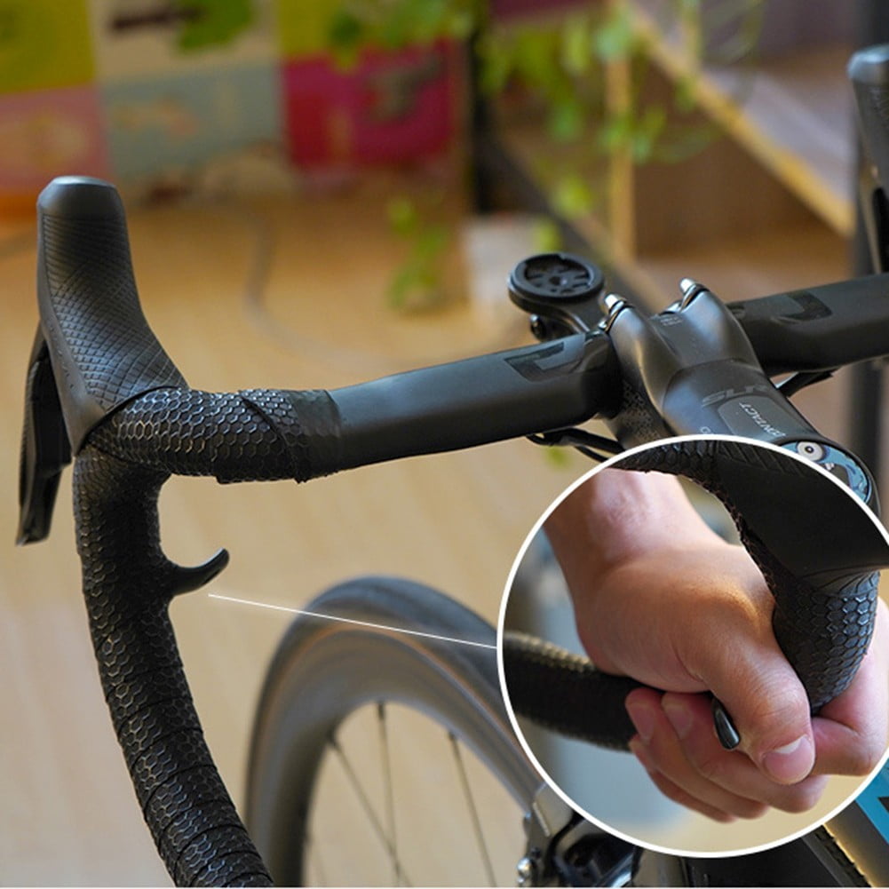 1 Pair Road Bike Bicycle Drop-Dandlebar Thumb Grips Thumb Over-Grip ...