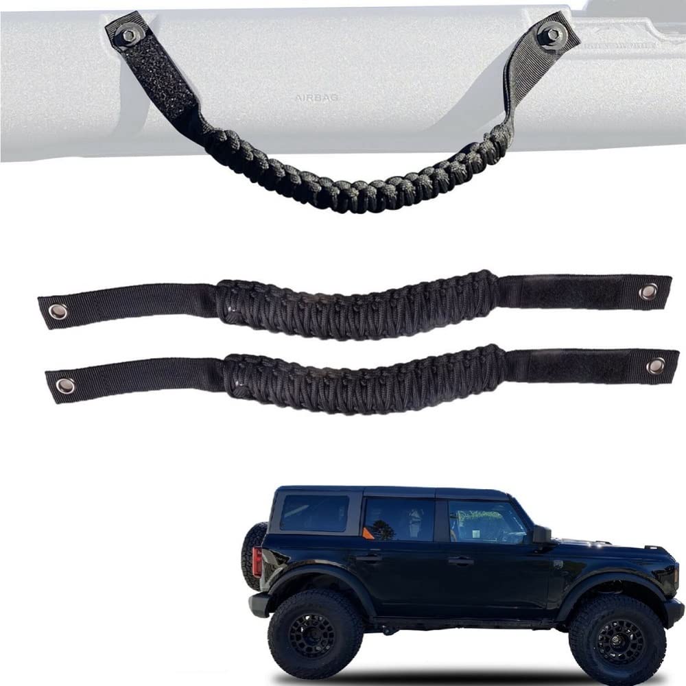 1 Pair Roll Bar Grab Handle Grips Handle Roll Bar Paracord Grab Handles ...