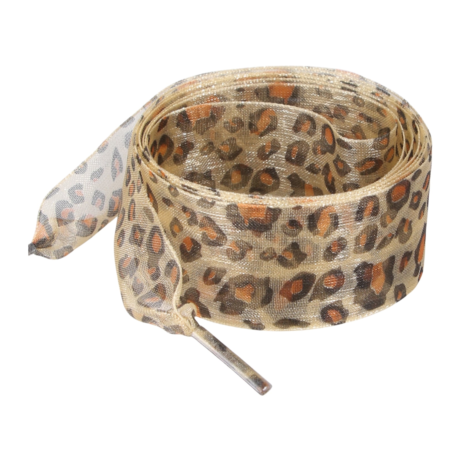 1 Pair Sheer Silk Gauze Shoelaces with Print Women's Casual Sneakers ...