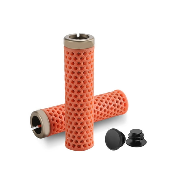 1 Pair Shock Absorb Mountain Bikes Handlebars End Grip Bicycles Handle ...