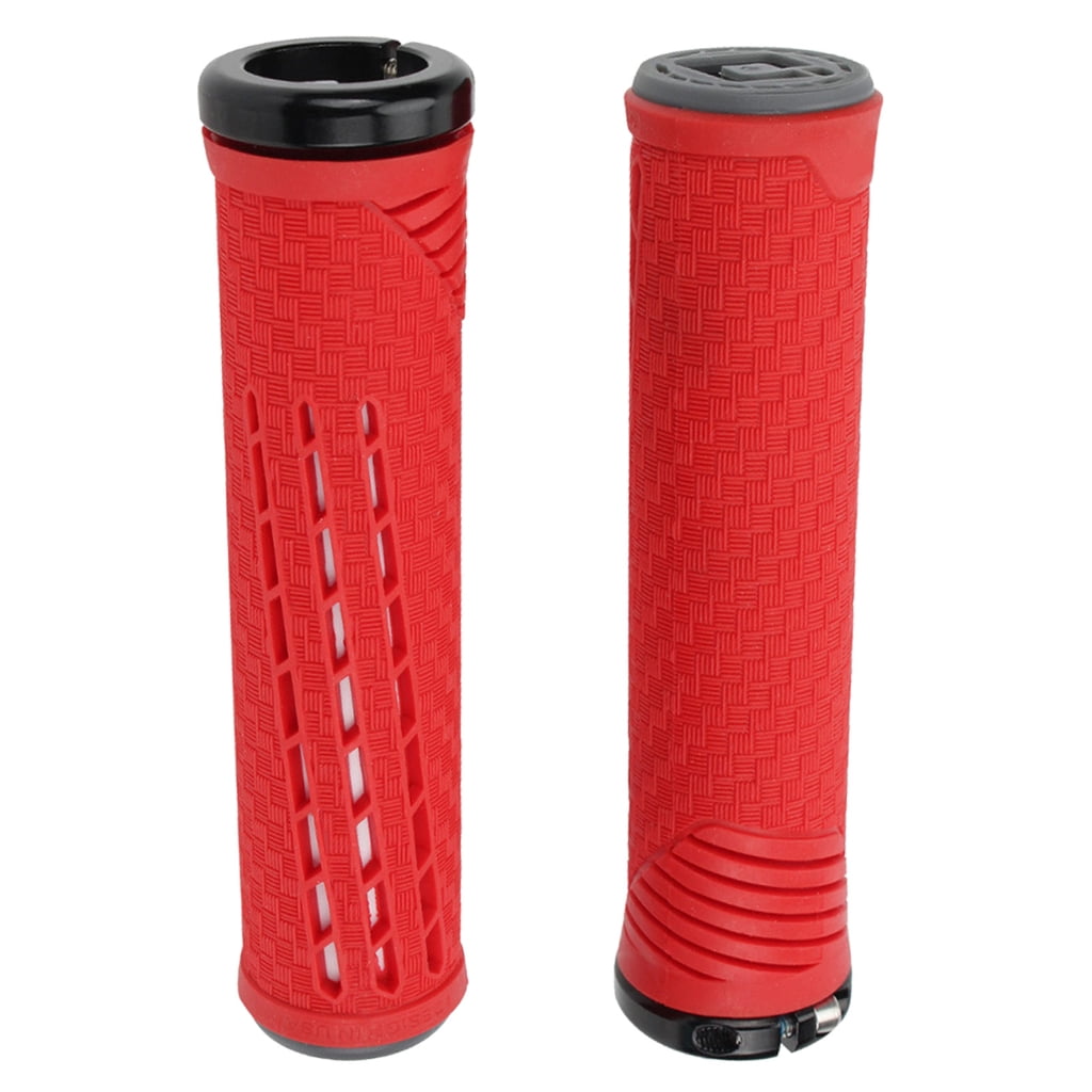 1 Pair Shock Absorb Mountain Bikes Handlebars End Grip Bicycles Handle ...