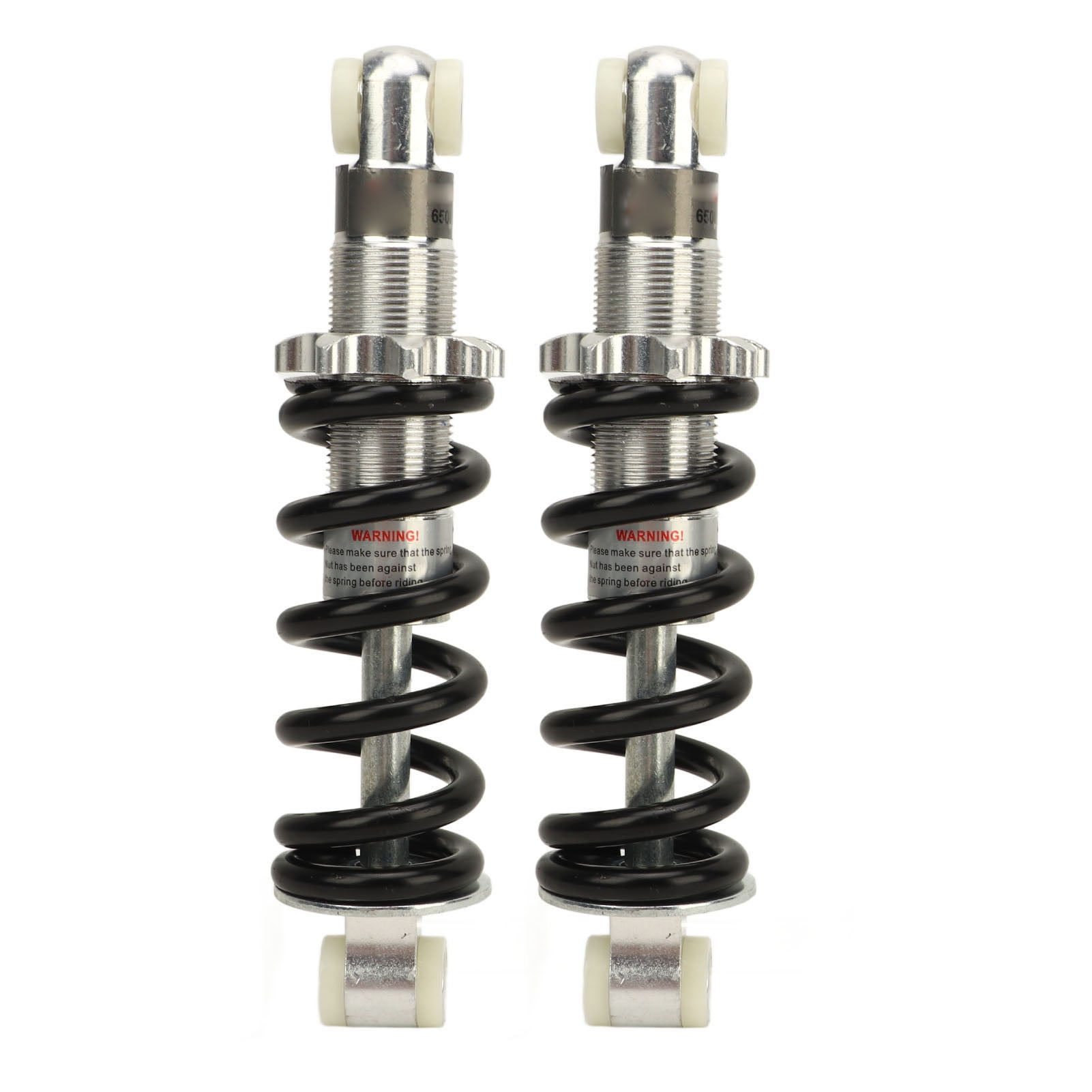 1 Pair Shocks Struts Damper 170mm 650lbs Shock Absorber Spring for 47cc 49cc Mini Moto ATV ...