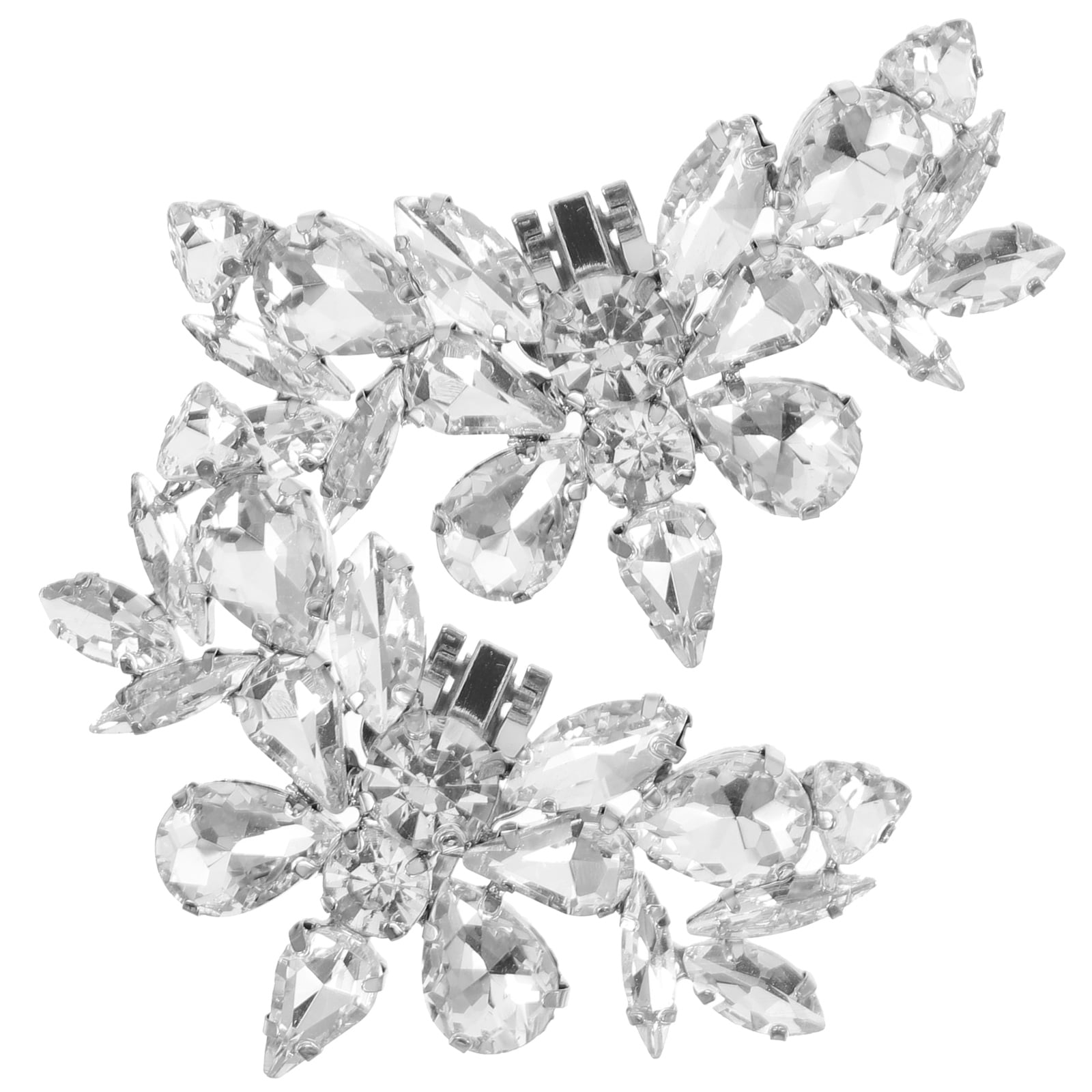 1 Pair Shoe Clips Rhinestone Shoe Charms Shoes Decorative Accessories ...