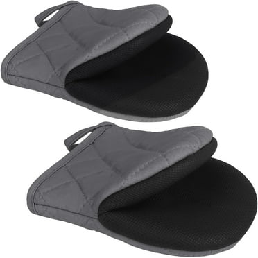 1 PCS Short Oven Mitt, Heat Resistant Silicone Kitchen Mini Oven Mitts ...