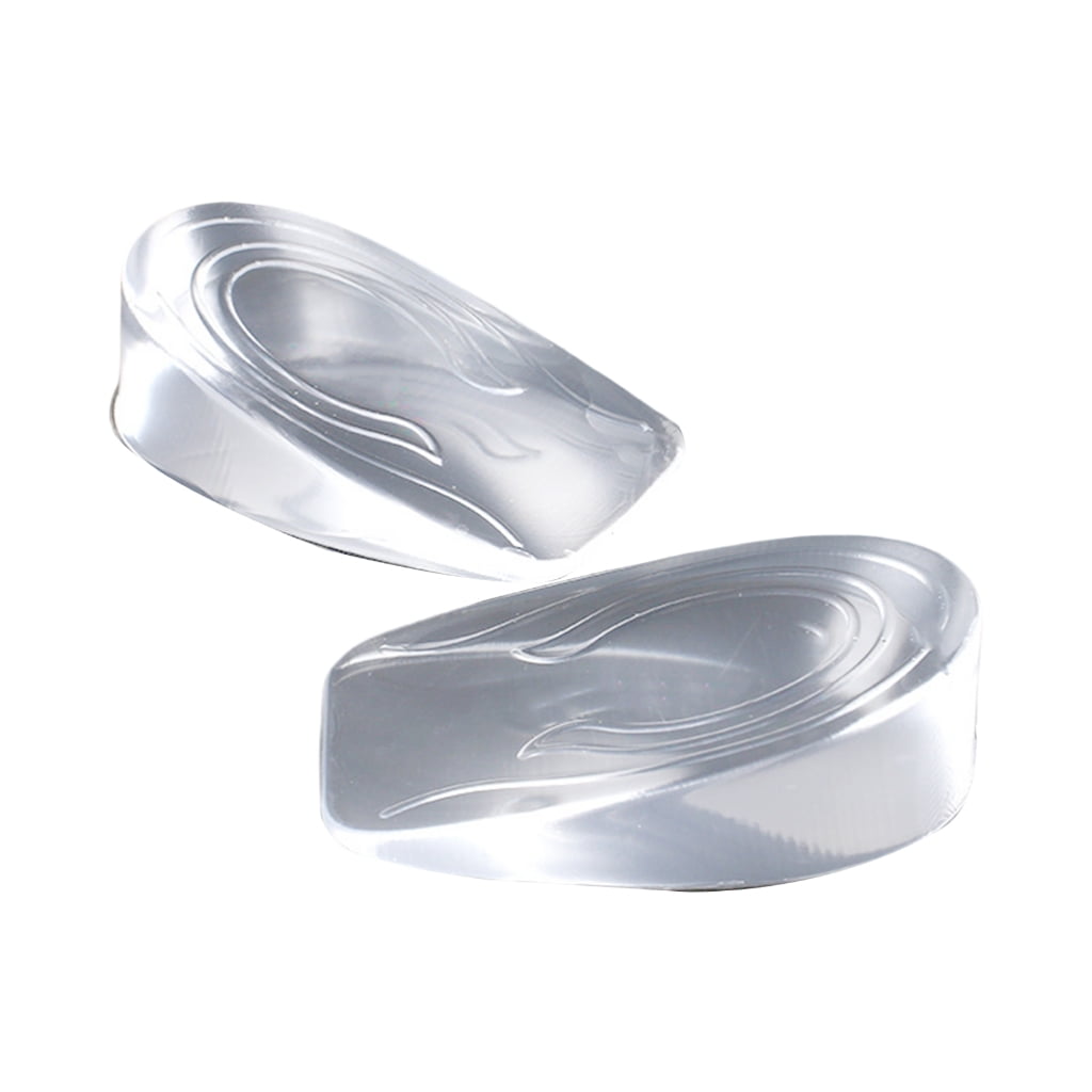 1 Pair Silicone Heel Cushions Raiser for Men and Women Increase Height ...