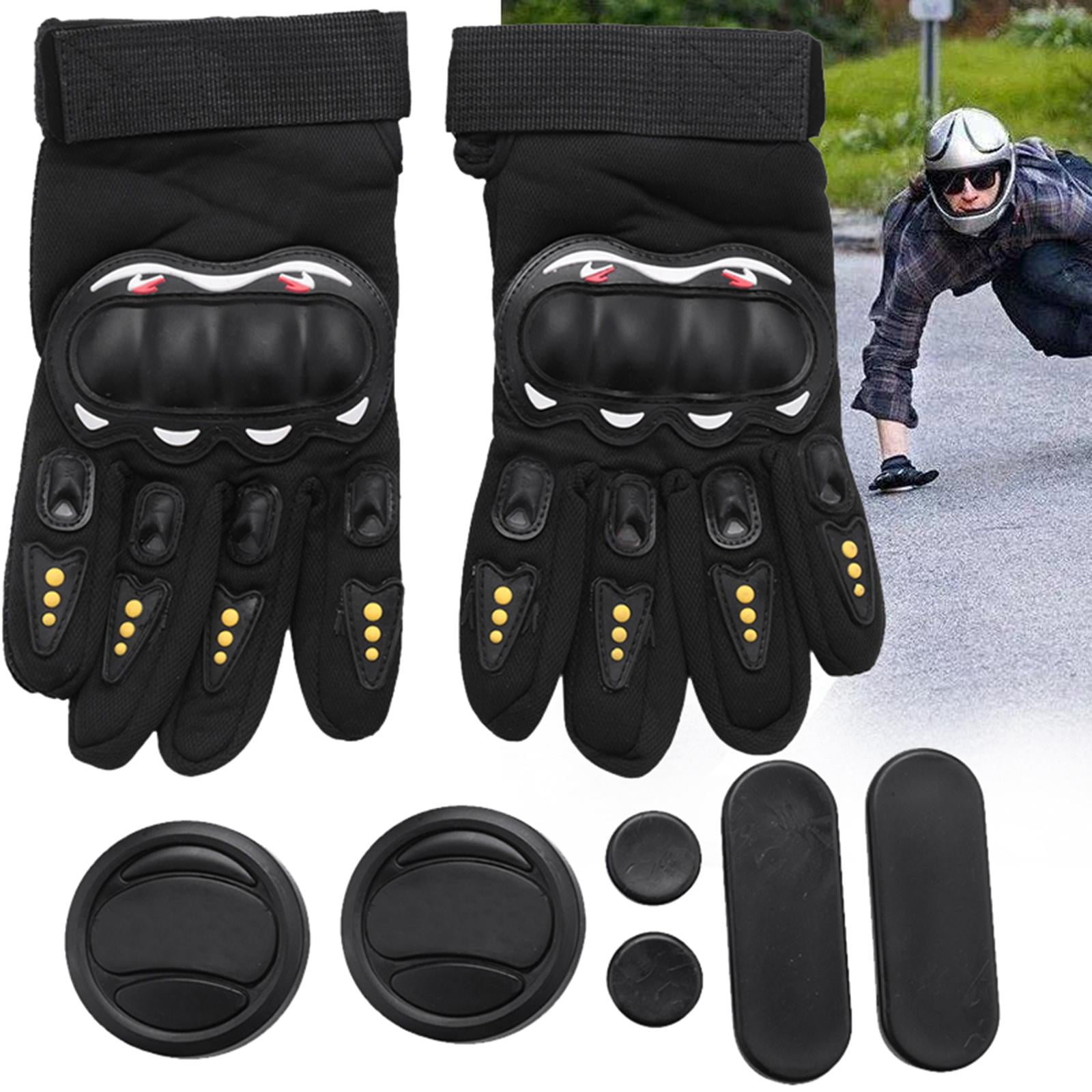 1 Pair Skateboard Gloves with Sliders, Standard Longboard Downhill ...