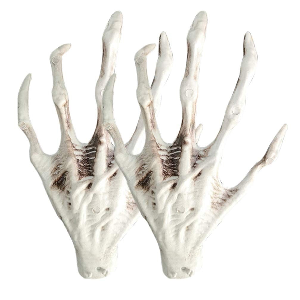 1 Pair Skeleton Hand Props Small Skeleton Fake Witch Hands Real Hands ...