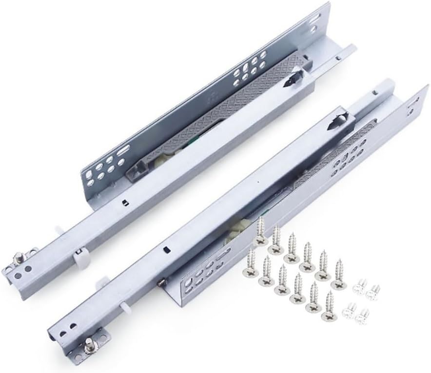 1 Pair Slide Runners Roller-Bearing Runners, 250-500mm Shelf Drawer ...