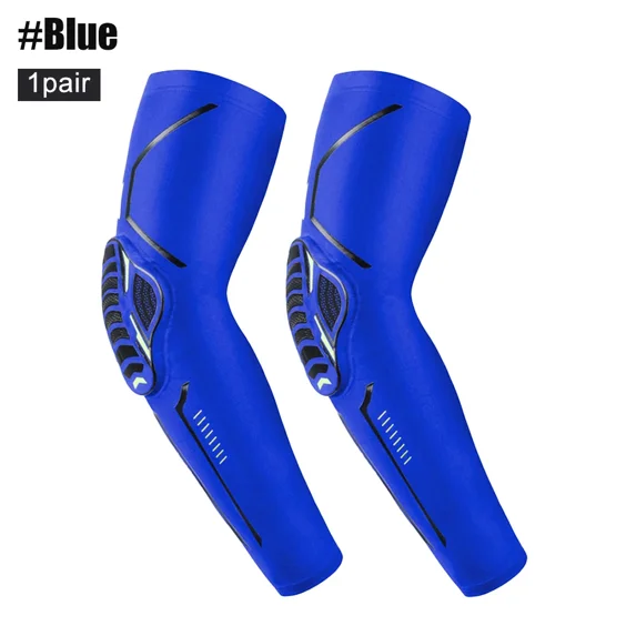 1 Pair Sports Crash Proof Elbow Support Pad Elbow Brace Arm Compression ...