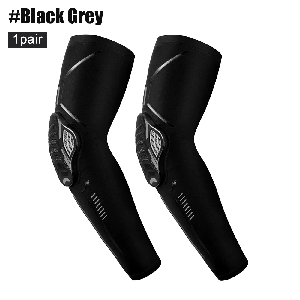 1 Pair Sports Crash Proof Elbow Support Pad Elbow Brace Arm Compression ...