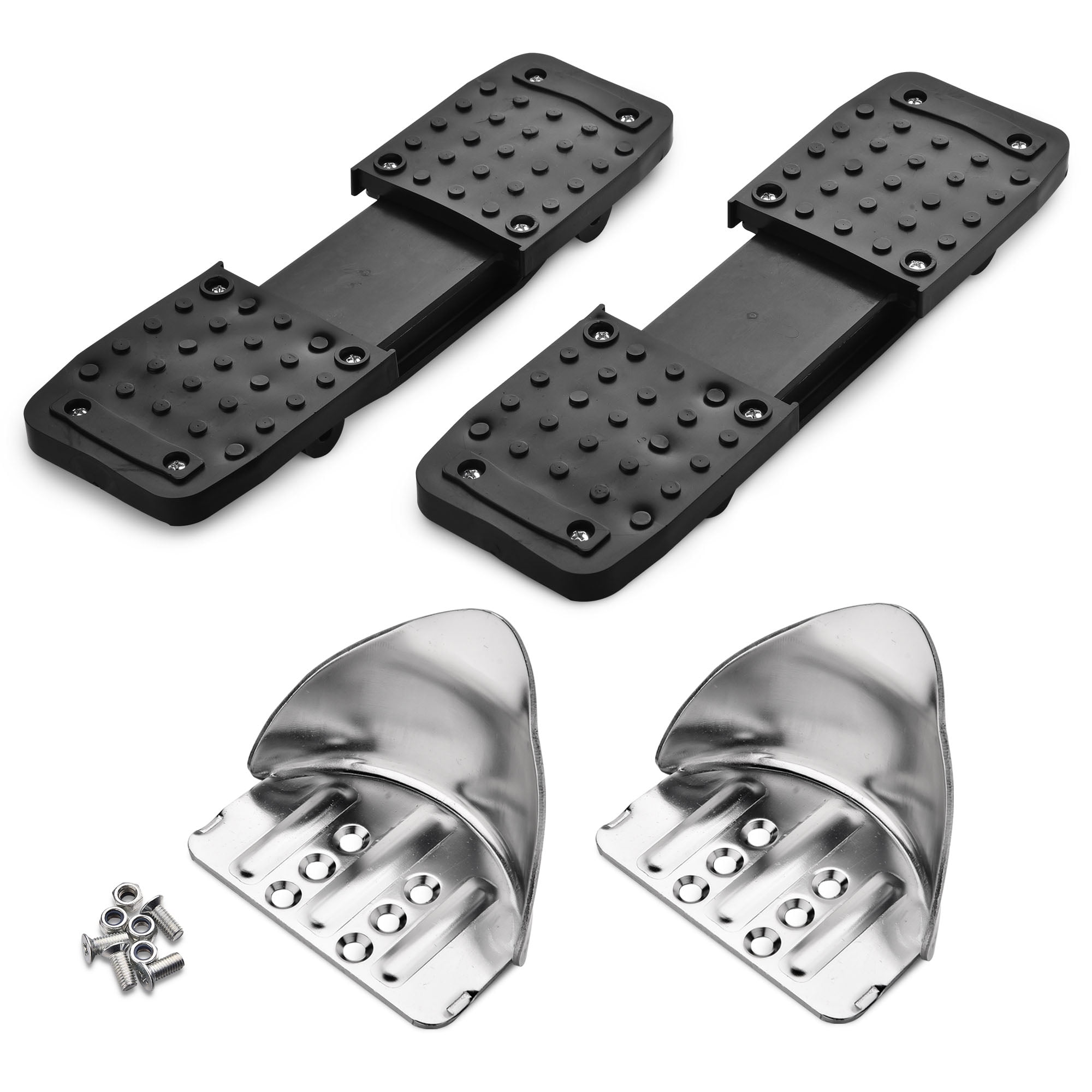 1 Pair Stilt Soles & Heel Bracket Replacement Kit for Drywall Stilts ...