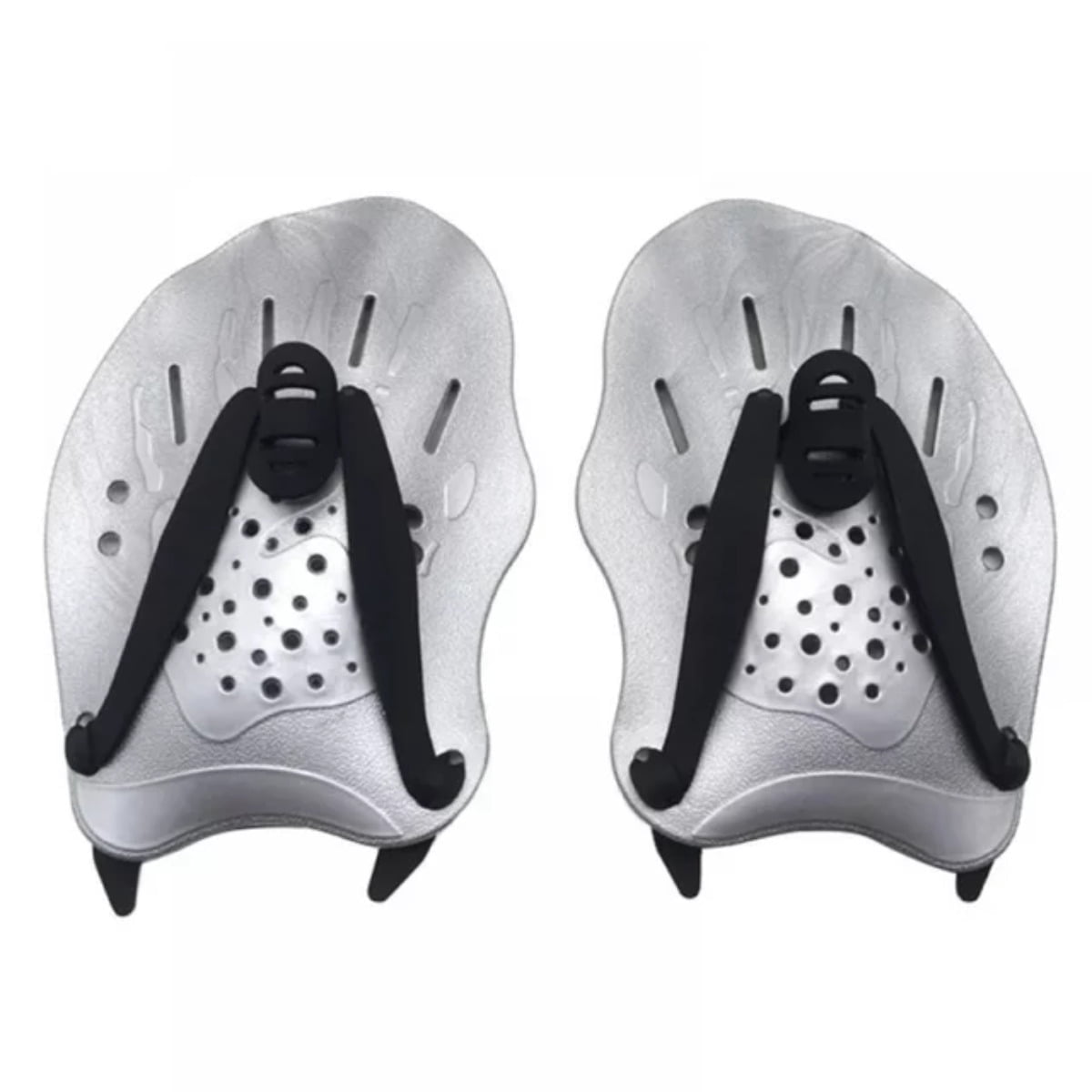 1 Pair Swim Paddles Hand,Swim Training Hand Paddles with Adjustable ...