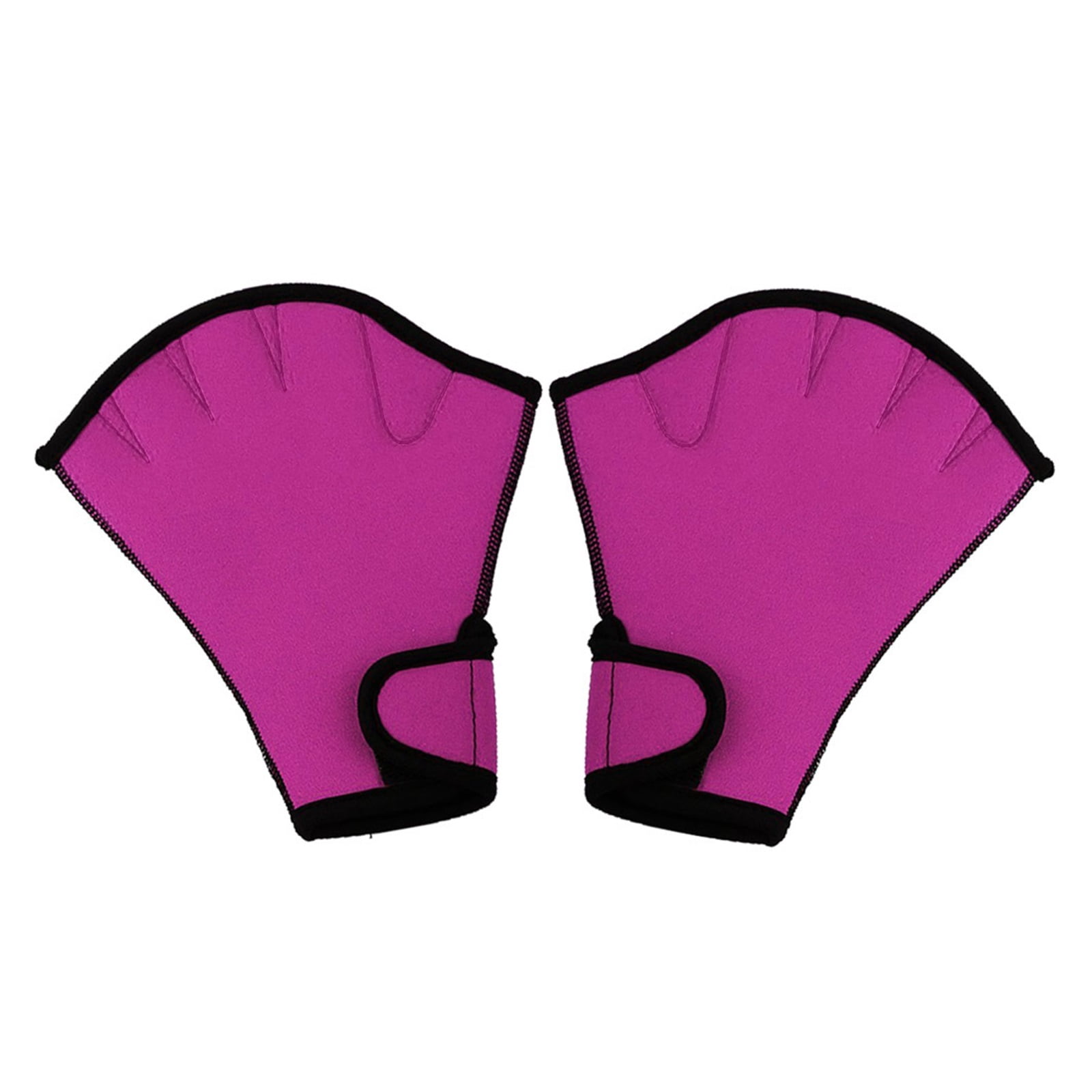 1 Pair Swimming Gloves Aquatic Fitness Water Resistance Paddle Training ...