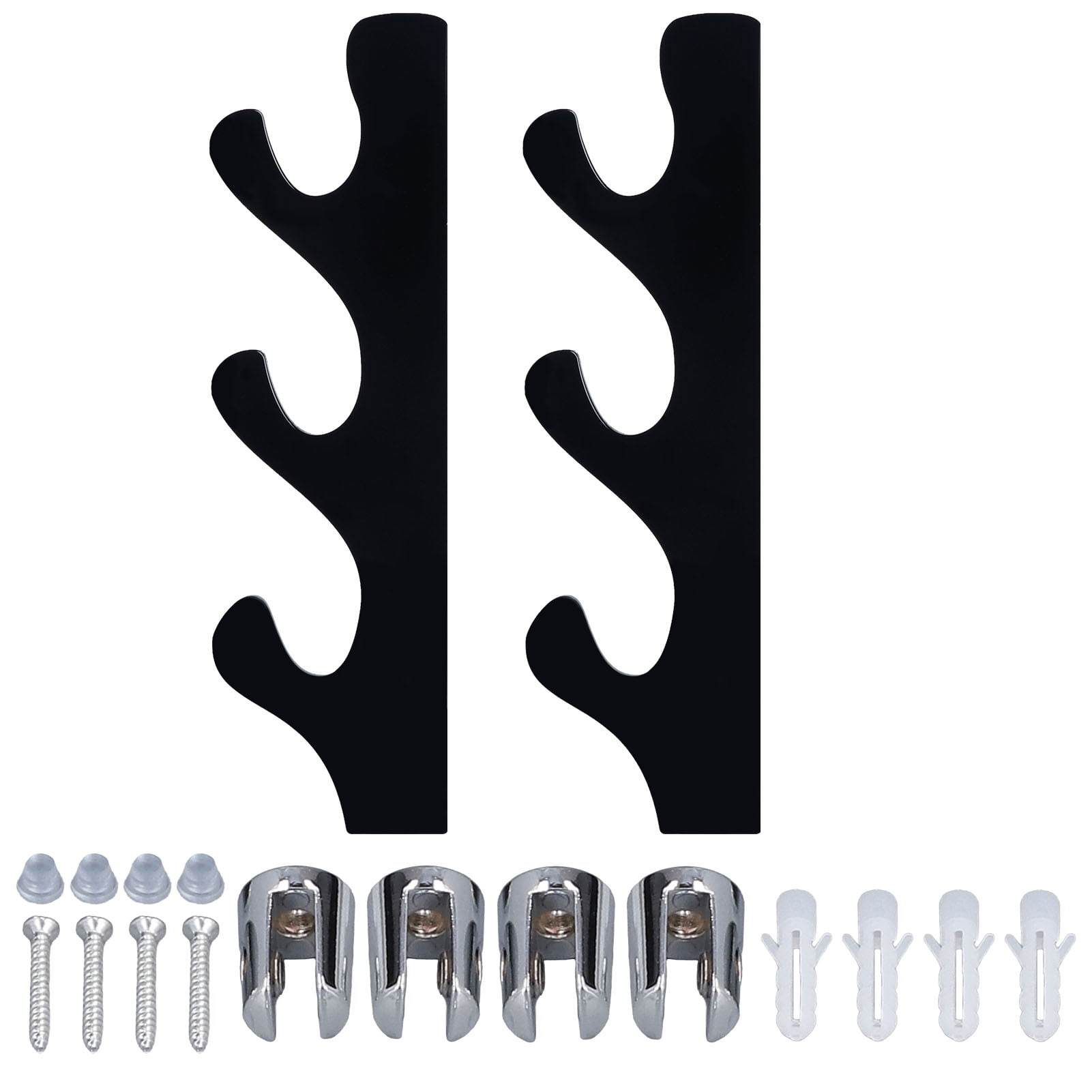 1 Pair Sword Stand Acrylic Three Layer Wall Mounted Sword Display Stand ...