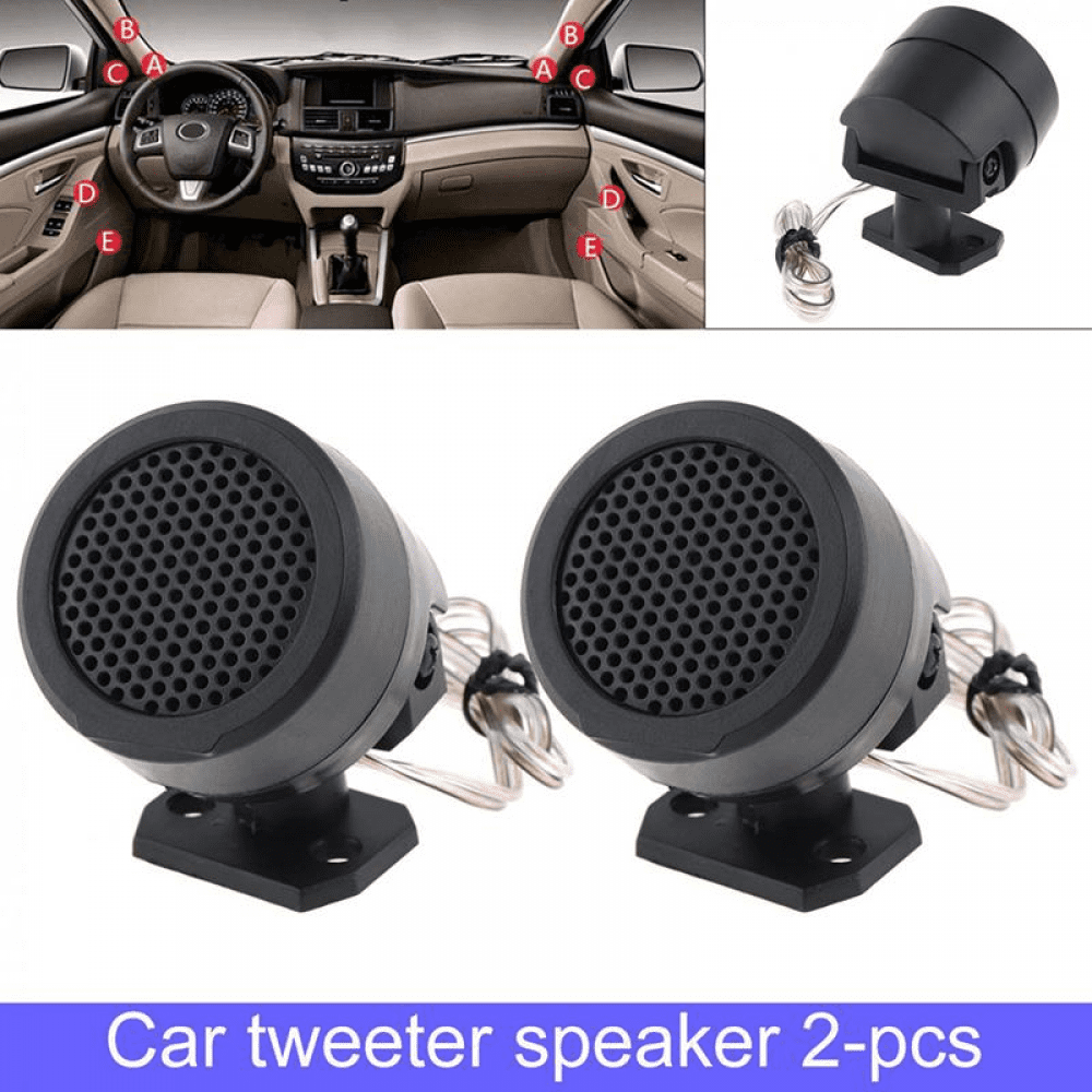 1 Pair TP-006A Tweeter Speakers 500W Mini Dome Loudspeakers 12V High ...