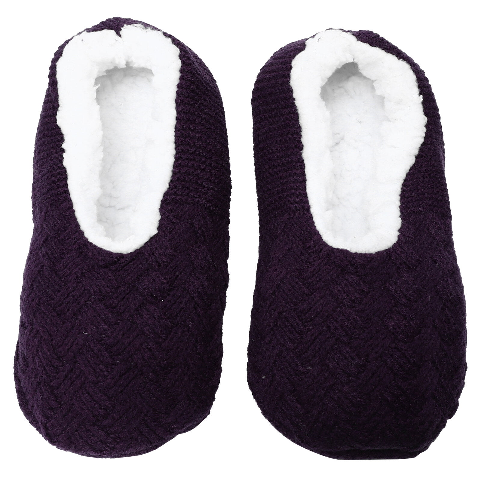 1 Pair Thickened Female Slipper Living Room Plush Shoes Winter Floor ...
