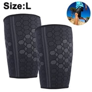 2 Pairs Compression Leg Sleeve Full Length Leg Sleeves Sports Cycling ...