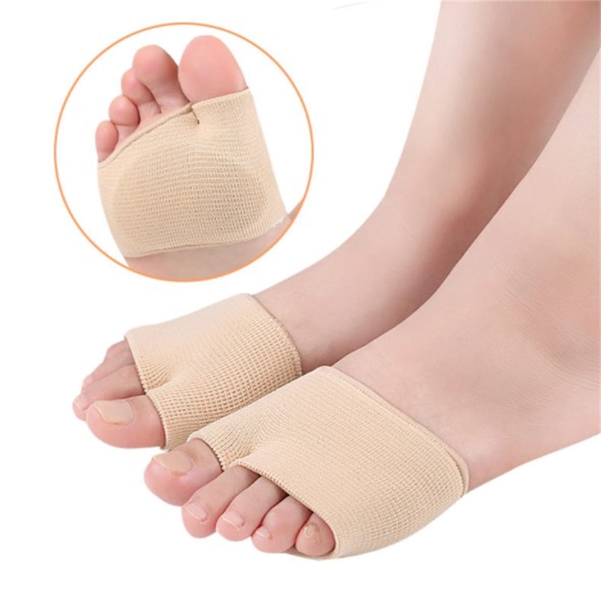 1 Pair Toes Separator,Metatarsal Sleeve Pads,Fabric Forefoot ...