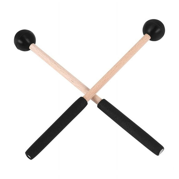 1 Pair Tongue Drum Mallets Soft Rubber Head Drum Mallets Sticks for Drums Tongue Drums and ...