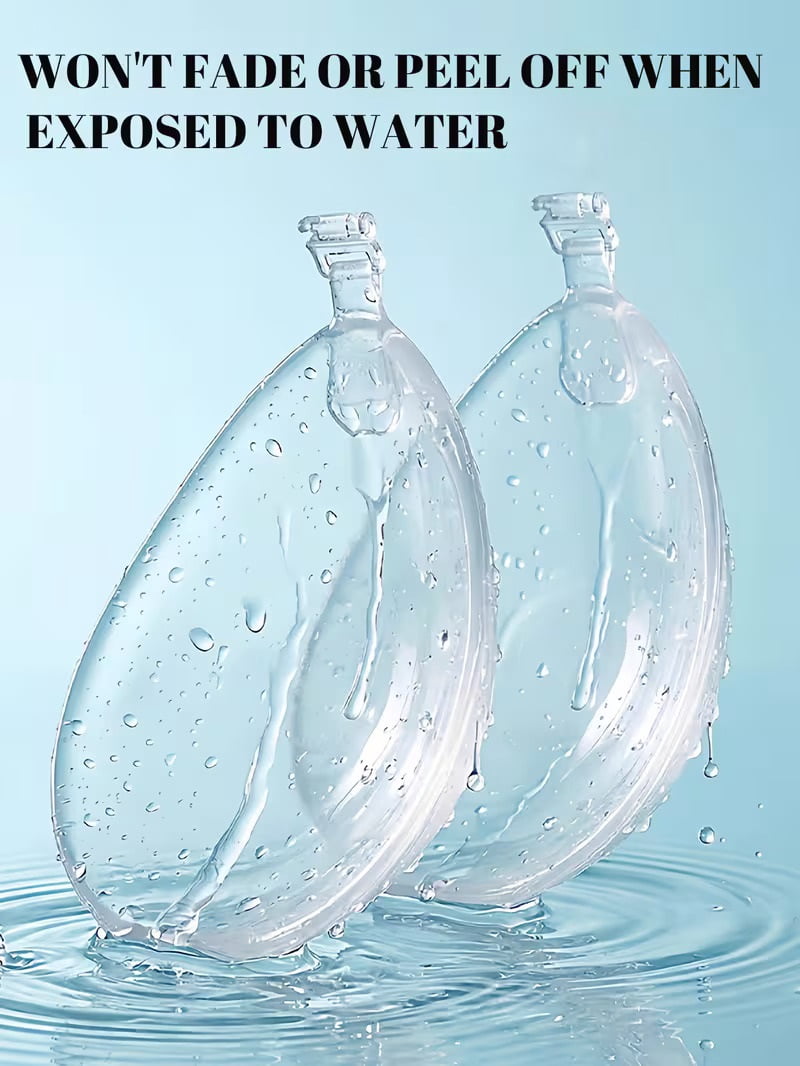 1 Pair Transparent Silicone Bra Inserts - Non-Slip Secure Fit for ...