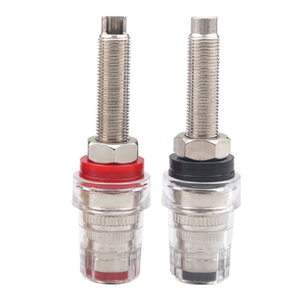 1 Pair Transparent Wire Connector Posts HIFI Speaker Terminals for ...