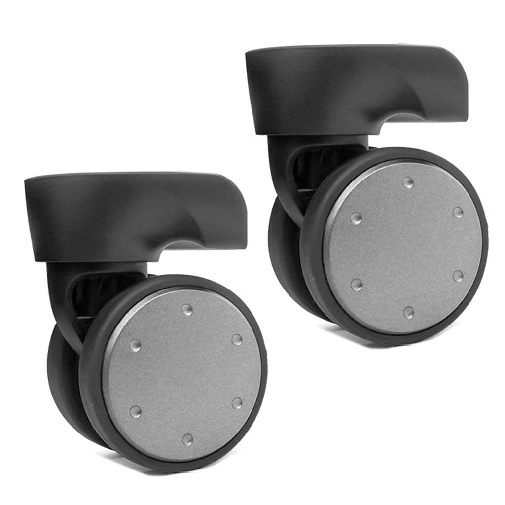 1 Pair Trolley Caster Suitcase Replacement Parts Luggage Box Wheels 360 ...